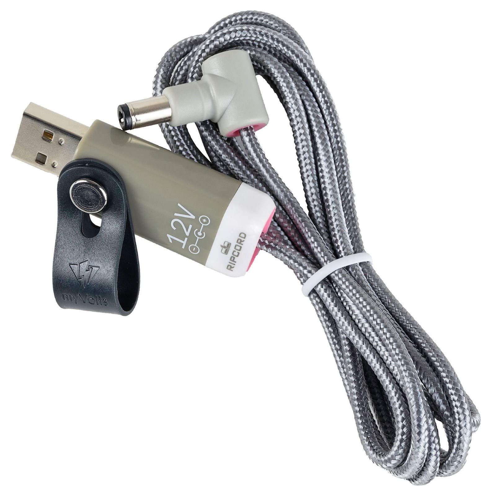 myVolts Ripcord USB to 12V DC Power Cable Compatible with MarkBass Mark Vintage Pre Preamp