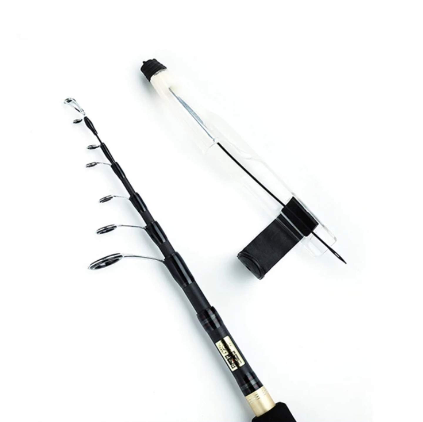 M80 TX WASP Telescopic Fishing Rod and Rod Holder Bank Combo. Compact Design Perfect for Travel. Ideal for Trout, and Medium Sized Fish.