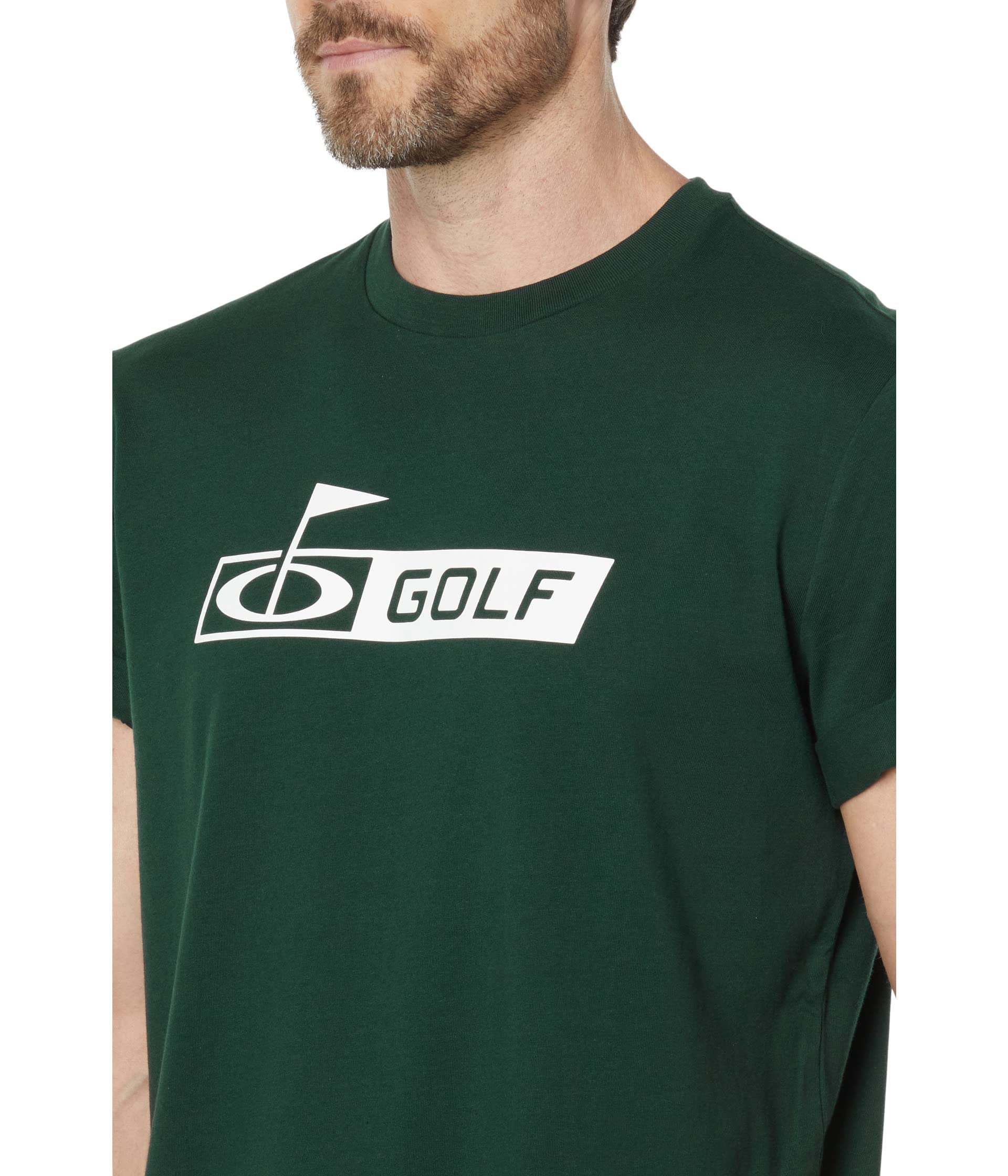Oakley Golf Flag Tee, Hunter Green (Helmet), Medium