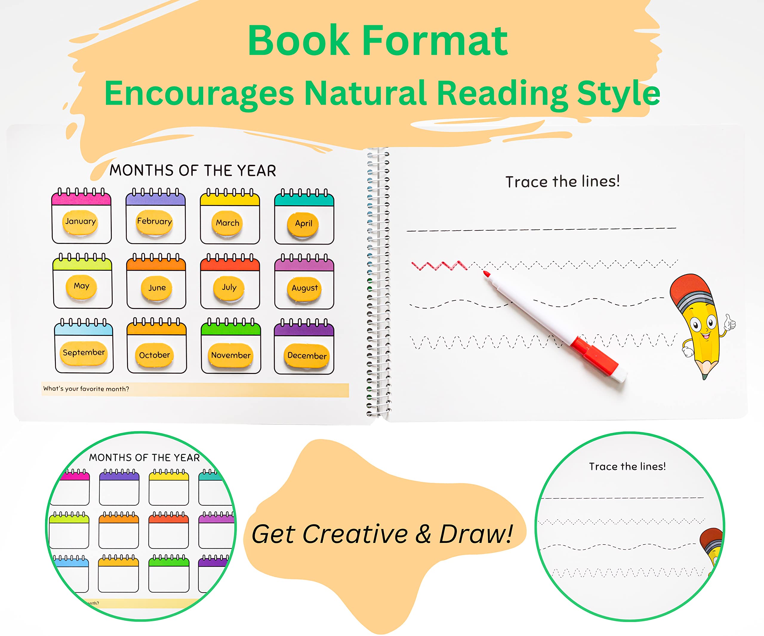 Quick Learner Designed in USA 24 Page Activity Book, Busy Book, Preschool Learning Activities, Learning & Education Toys, Quiet Book, Montessori Toys, Autism Toys, Learning Resource