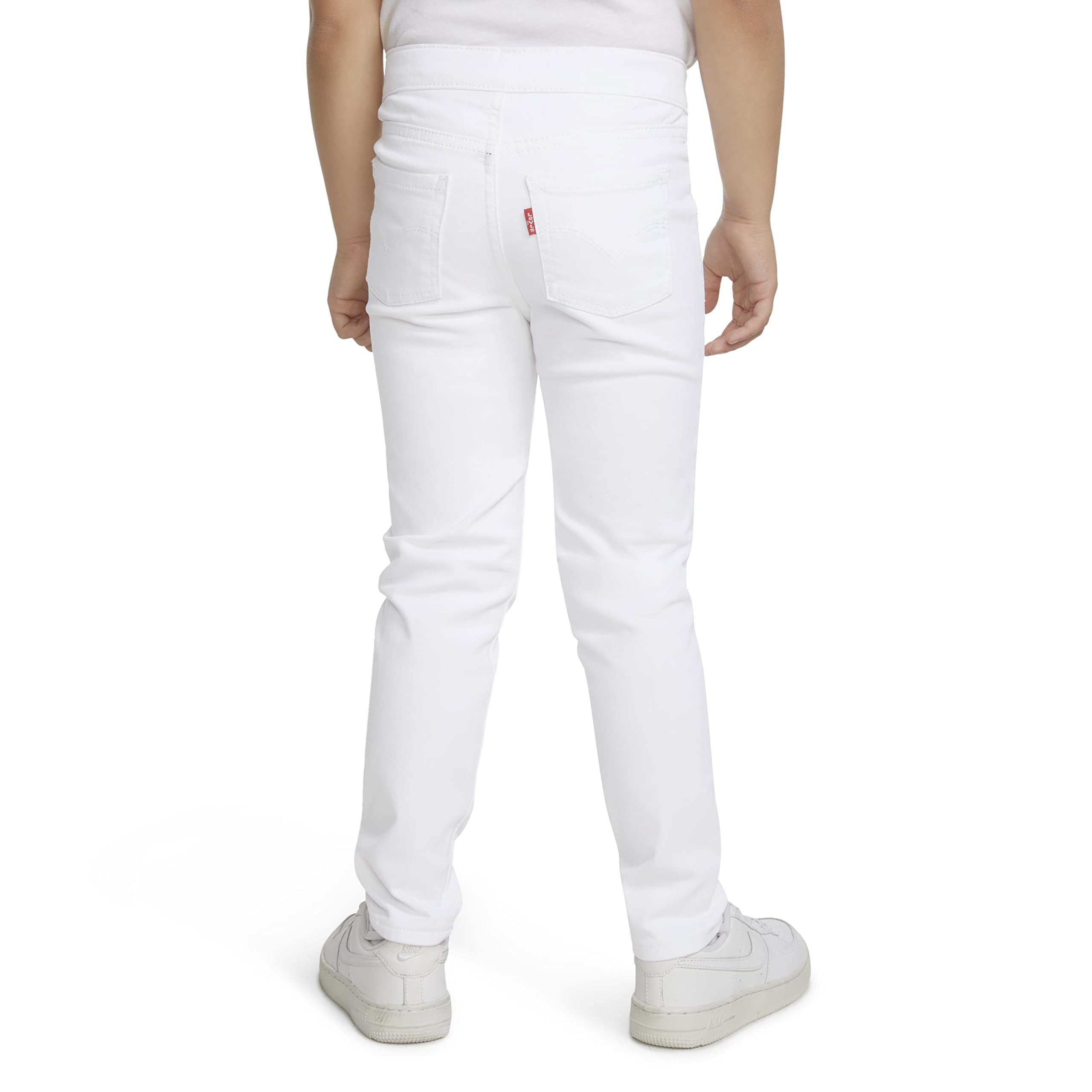 Levi's Girls' Skinny Fit Pull On Jeggings, White, 16