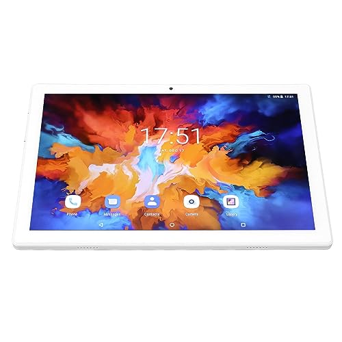 Luqeeg 10.1 Inch Tablet 2 in 1 Smart Tablet 12MP Front Camera 12GB RAM 256GB ROM MT6755 Octa CPU for Learning and Entertainment (US Plug)