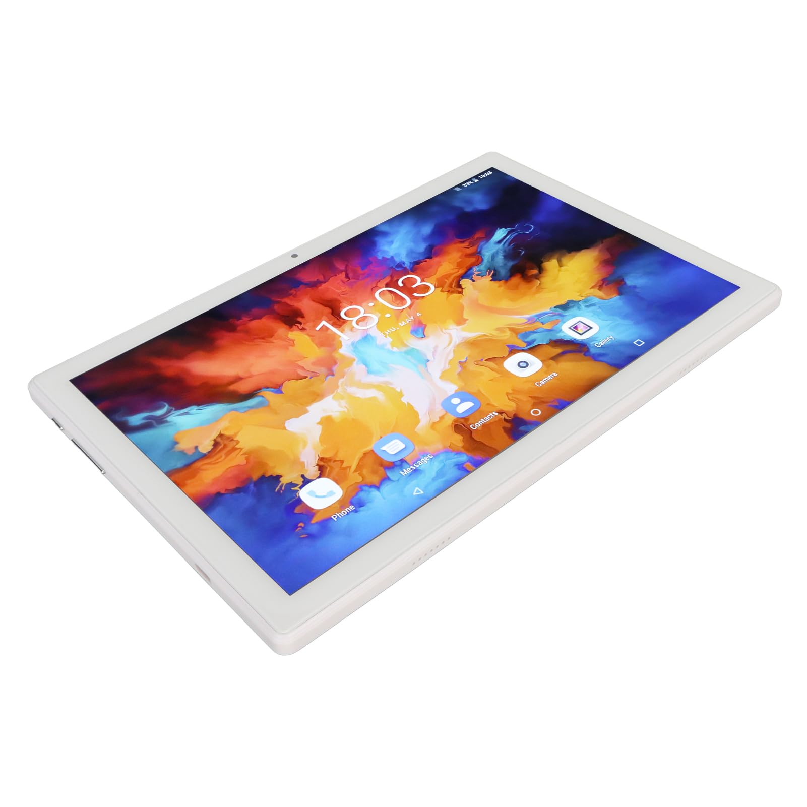 Luqeeg 10.1 Inch Tablet, Front 12MP Rear 24MP 2.4G 5G WiFi 12GB 256GB 100‑240V 4G LTE Tablet 5.0 with Earbuds for Work (US Plug)