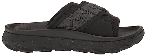 Merrell Women's Hut Ultra Slide Sandal, Black/Black, 7