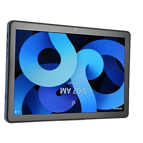 Luqeeg 10.1 Inch Tablet, 4G LTE Network MTK6762 Octa Core 12GB RAM 512GB ROM 8MP Front Camera 2560x1600 Resolution Tablet PC for Learning for Business (Blue)