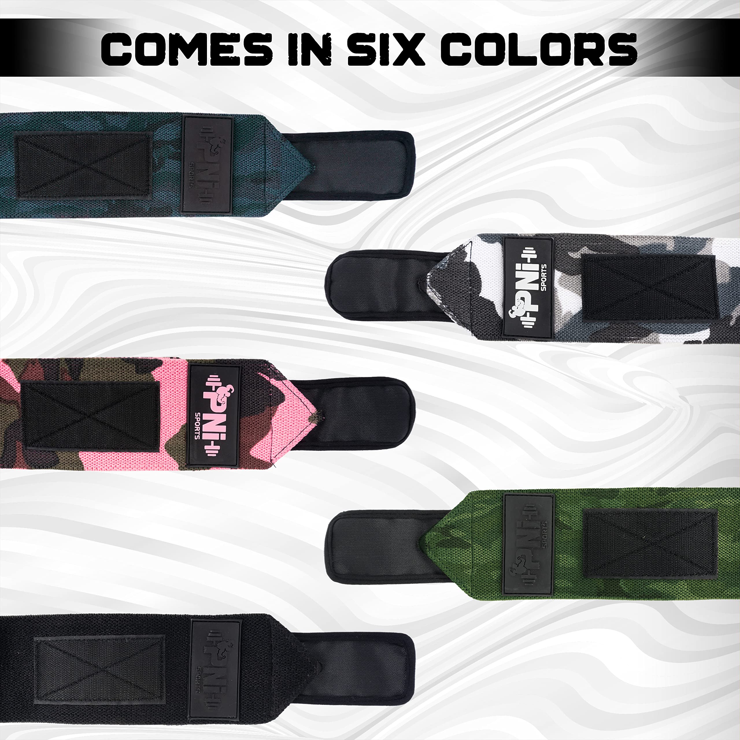 PNI Wrist Wraps β Wrist Wraps for Weightlifting, Workouts and Powerlifting | Gym Accessories and Stuff | Wristbands Heavy Duty