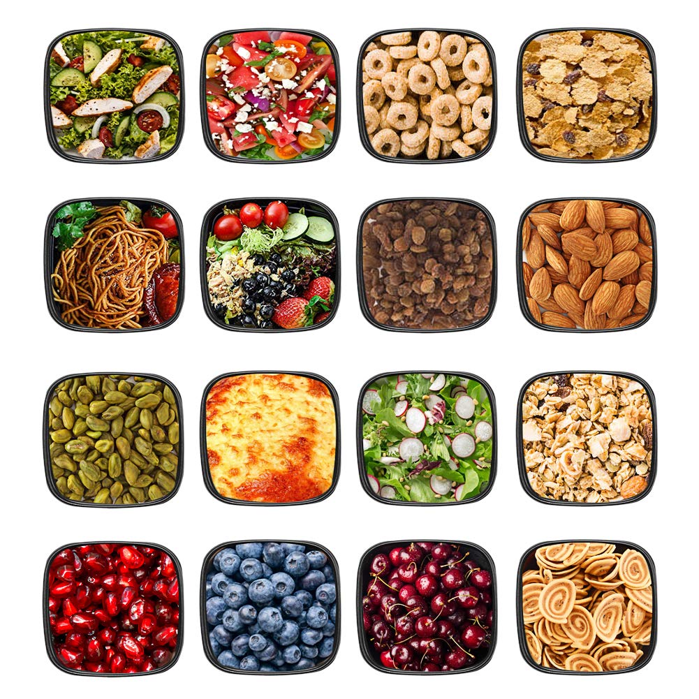 Meal Prep Containers Food Storage Containers with Lids - Stackable, Microwave, Dishwasher & Freezer Safe - 8.5 oz, 50 Packs