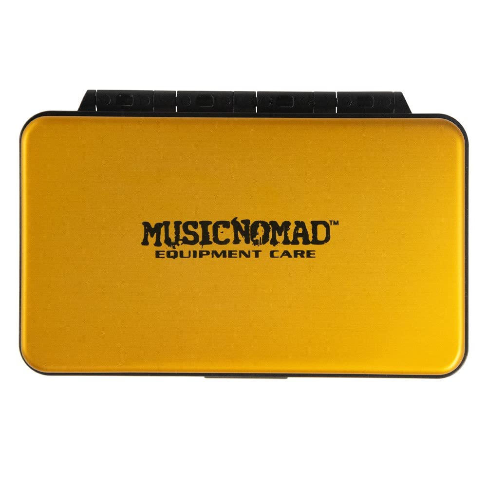 MusicNomad MN673 5 pc. Diamond Coated Bass Nut Slotting File Set, with Storage Case