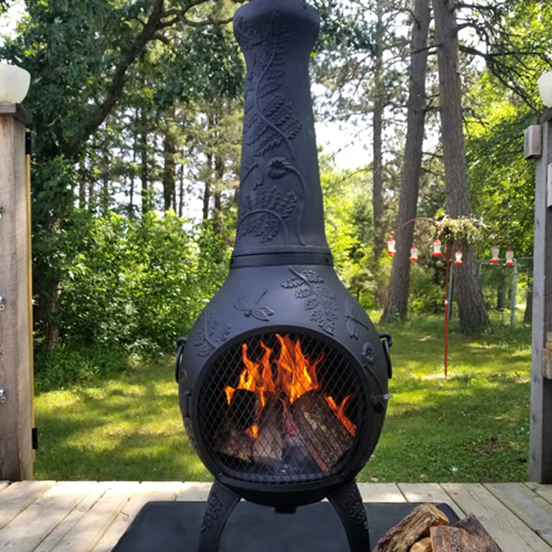The Blue Rooster CPSC Certified Grill Pad, Thick 6mm Pad Protects Floor, Deck, Patio from Spills and Grease. Smoker, Grill, Chiminea Pad 36" x 48" Rectangle