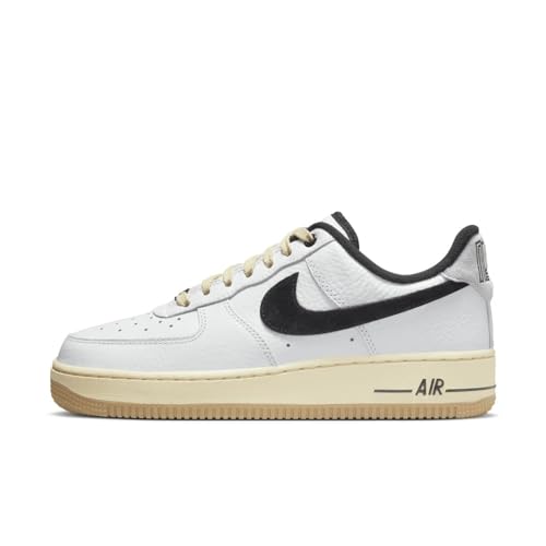 NIKE Women's Sneaker, White Black Muslin Summit, 6.5