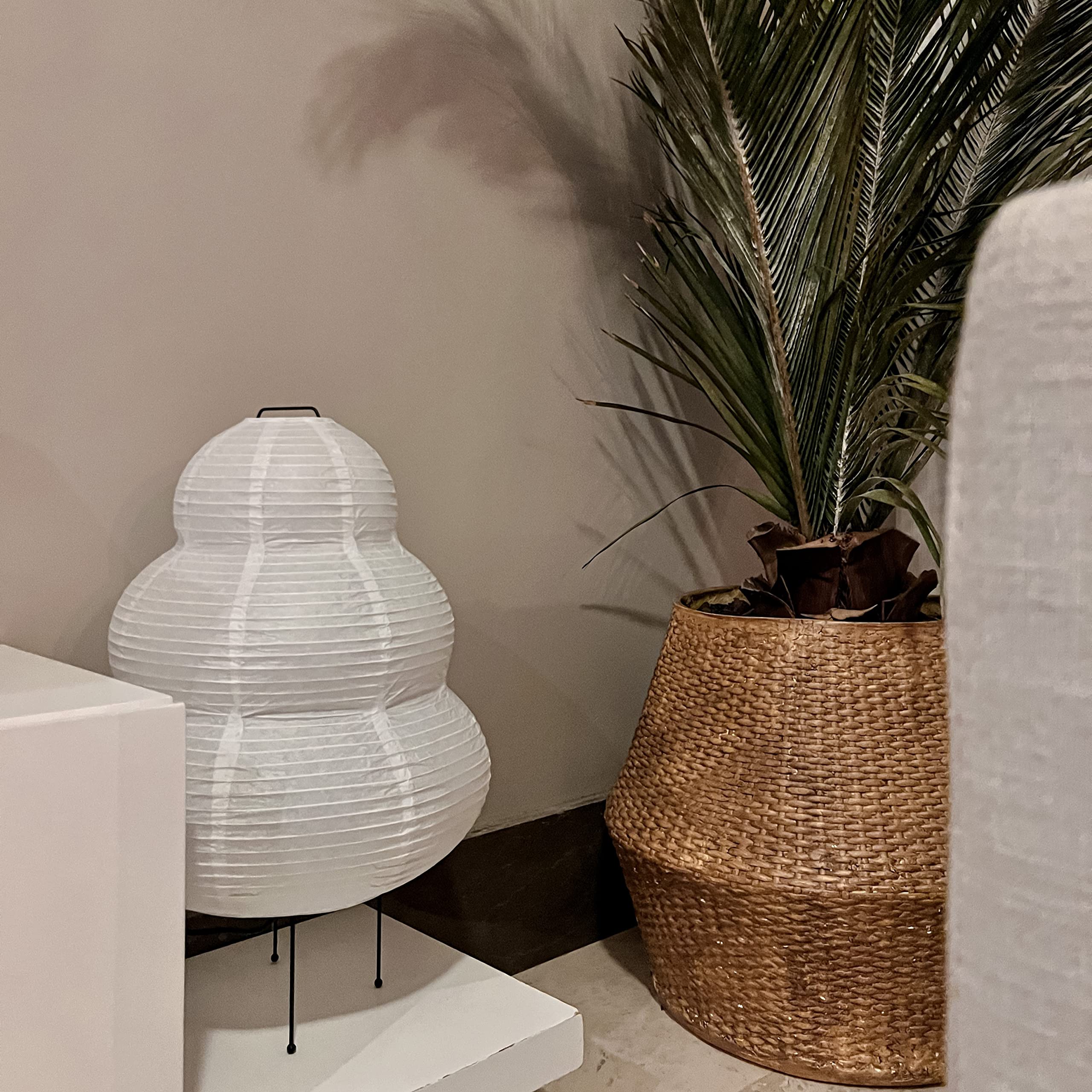 Nogy Noguchi Style Lamp • Akari Lamp • Japanese Lamp • Floor Paper Lamp • Rice Paper Floor Lamp • Chinese Lantern • Lampara de Pie para Sala • Japandi Style Lamp