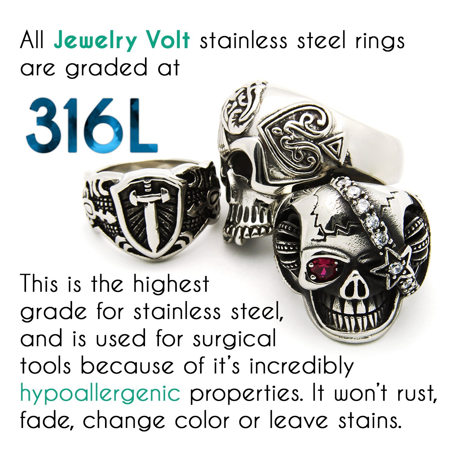 JewelryVolt Stainless Steel Ring Symbol Concave Laser Etched Racing Checered Flag Polished Black IP Flat Fit Band (Black Checkered 11)
