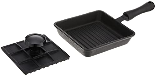 Norpro Mini Cast Iron Panini Pan with Press, 5.9 IN, As Shown