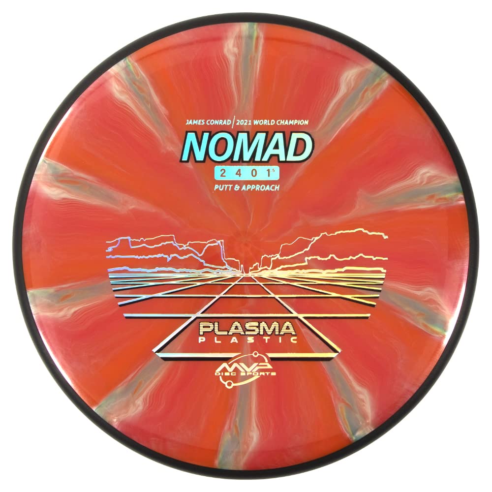 MVP Disc Sports Plasma Nomad James Conrad Edition Disc Golf Putter (165-170g / Colors May Vary)