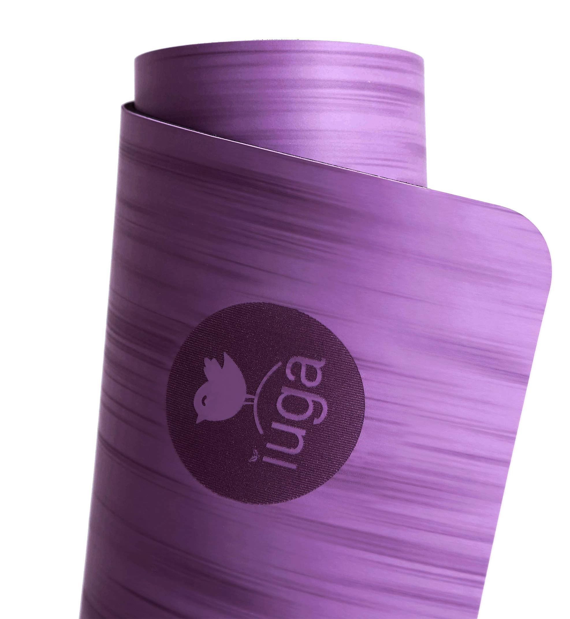 IUGA Pro Yoga Mat Non Slip Hot Yoga Mat Anti-tear Exercise Mat Eco Friendly Yoga Mats with SGS Certified Material Free Carrying Strap Included