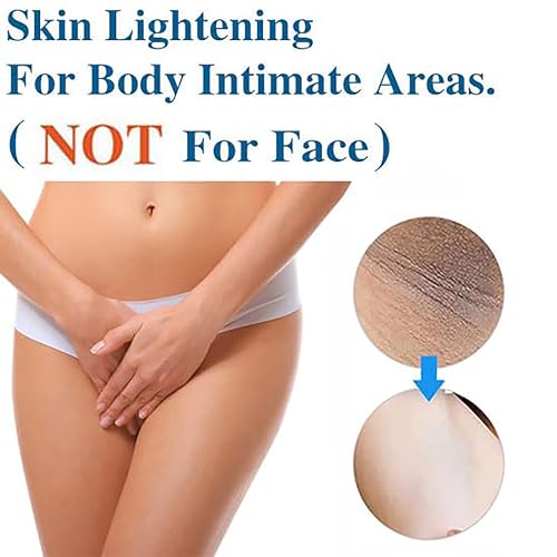 Skin Lightening Cream For Dark Underarm , Knees , Elbows , Inner Thigh , Bikini Line , Armpit Area Bleaching cream,Permanent Whitening No Rebound , Spot Remover Lighten Body Black Designed by USA