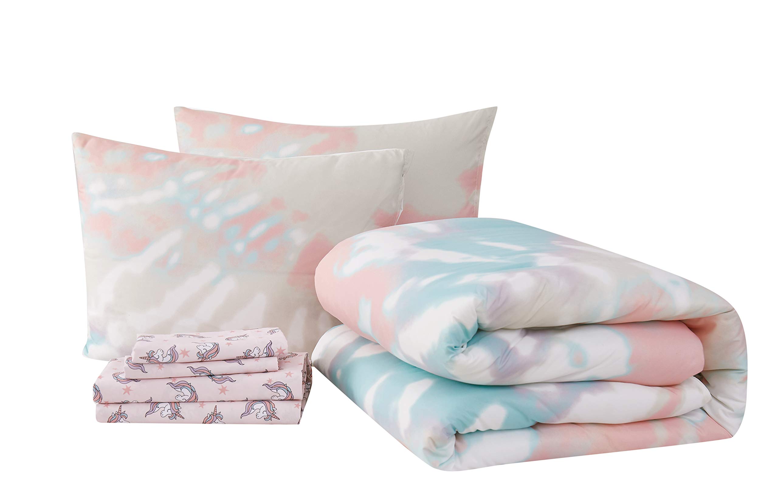 Material Girl Tie Dye Party Full 7 Piece Bed in a Bag (BIB3820FU-3200)
