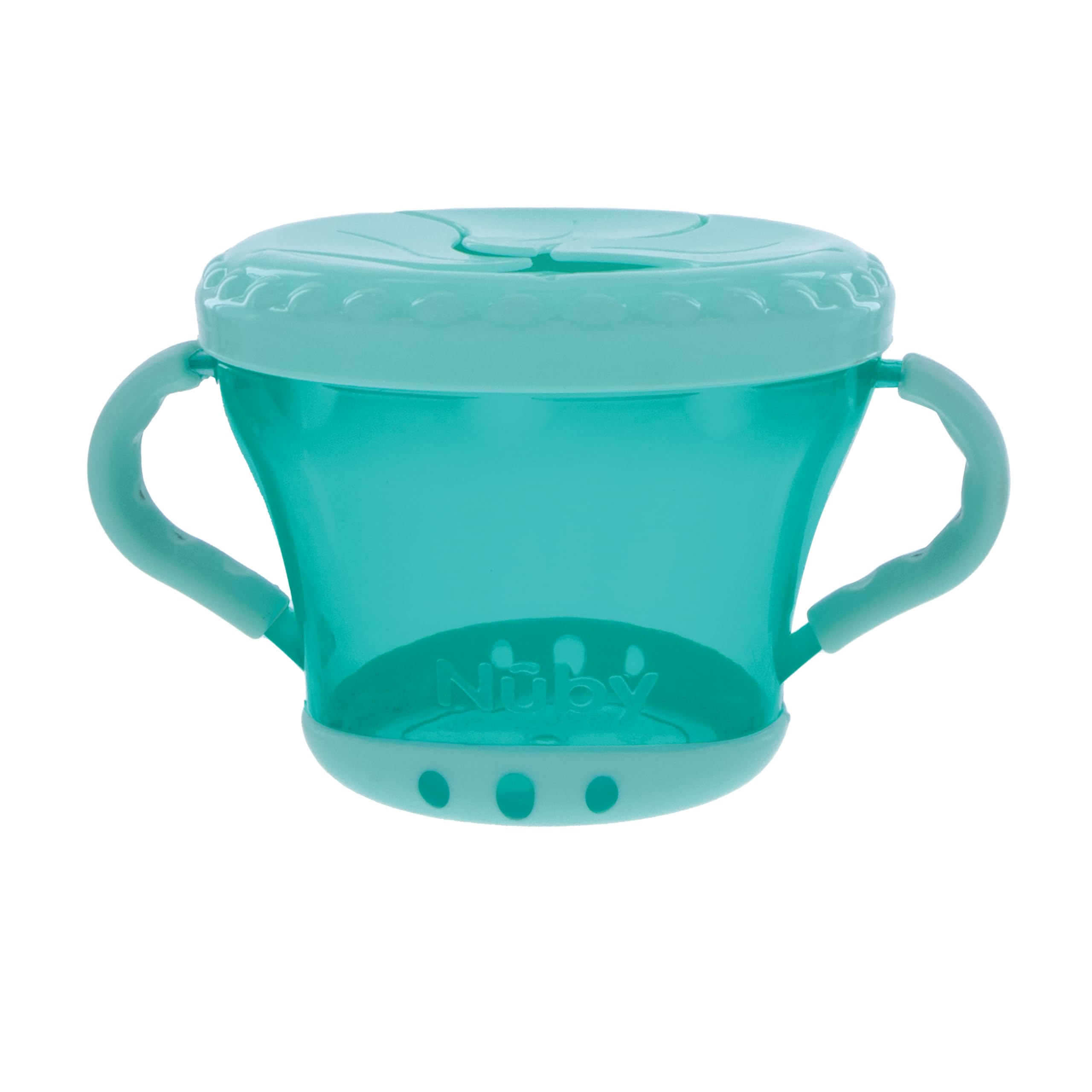 Nuby Plastic Snack Keeper, Colors May Vary, 5"