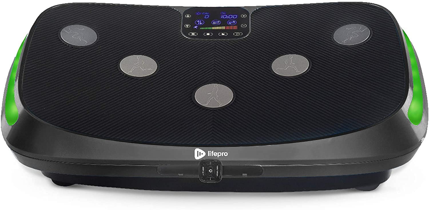 LifePro Rumblex 4D Vibration Plate Exercise Machine - Triple Motor Oscillation, Linear, Pulsation + 3D/4D Vibration Platform