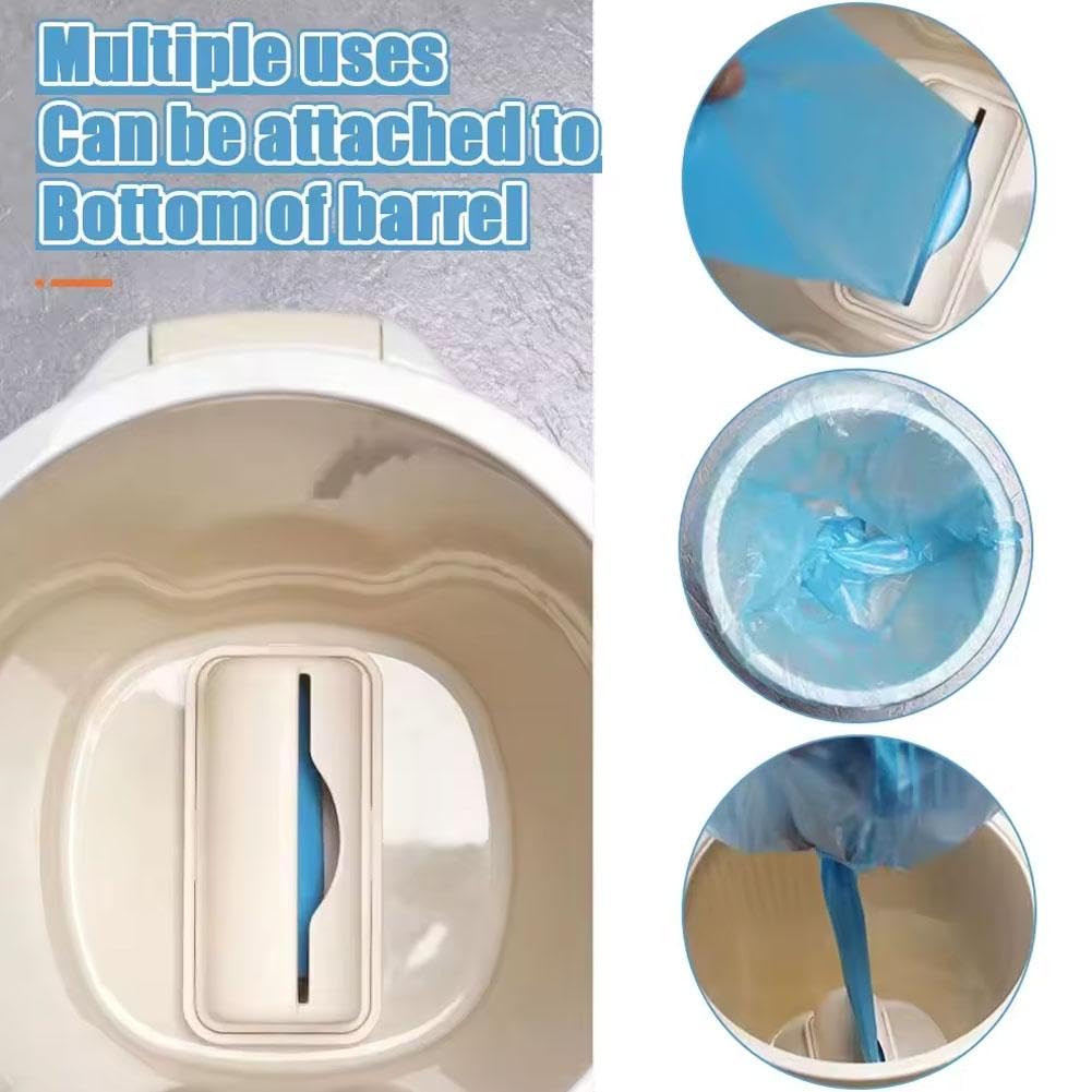 Trash can Liner Dispenser, Trash Bag Dispenser for Bottom of can, Small Bin Liner Kit Dispenser, Wall Mount Garbage Bag Dispenser, Bathroom Trash Bag Dispenser, Storage Trash Plastic Containers