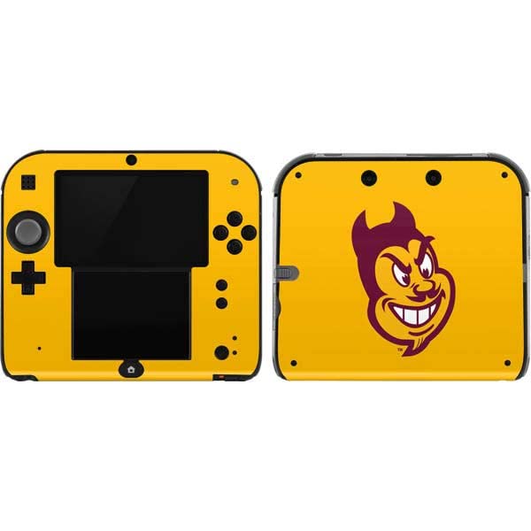 Skinit Decal Gaming Skin Compatible with 2DS - Officially Licensed College ASU Sparky Design