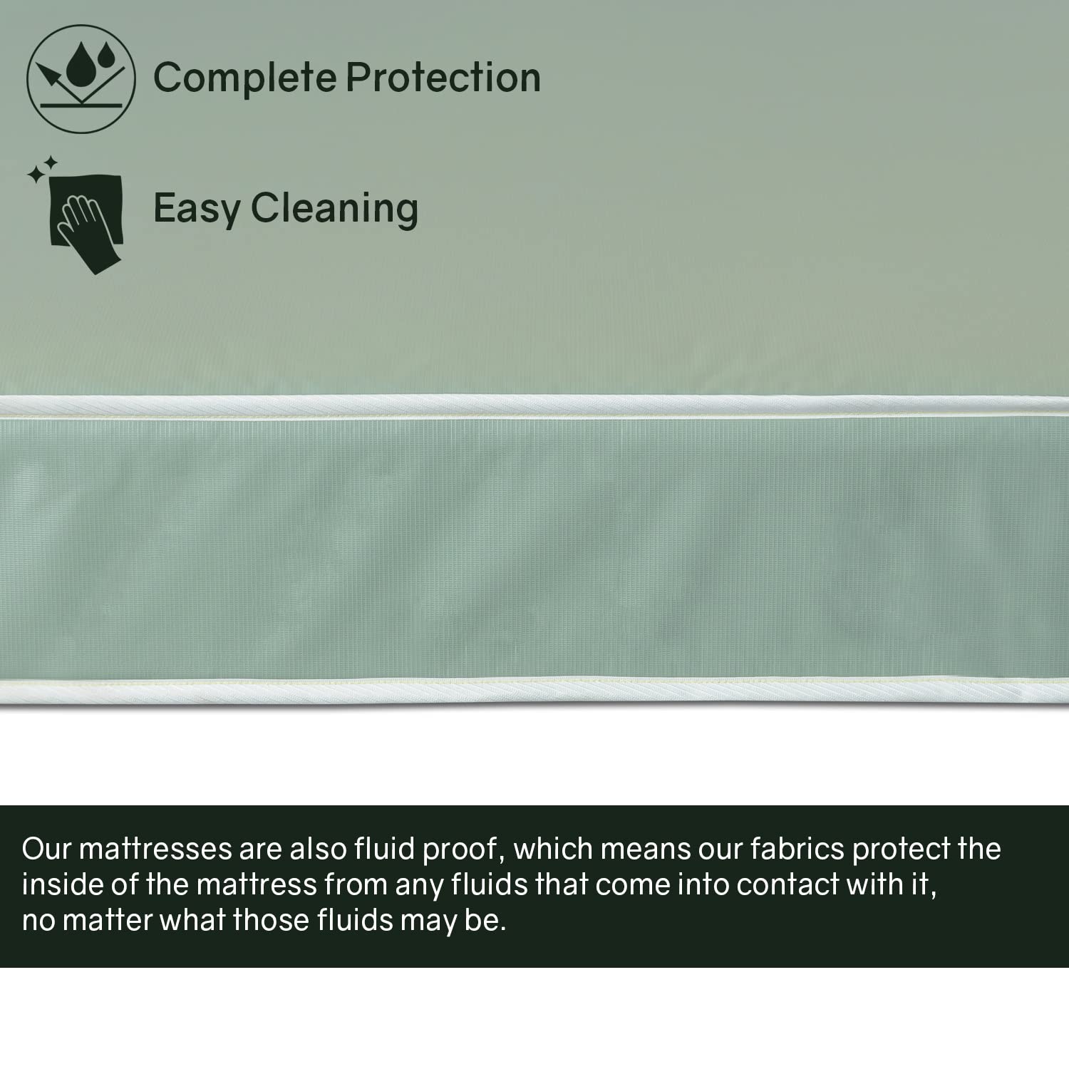 Mattress Solution 8-Inch Firm Double sided Tight top Waterproof Vinyl Innerspring Mattress, Twin,