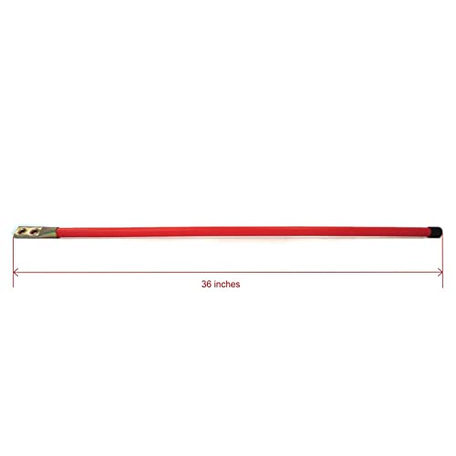 The ROP Shop | Pack of 3 - Set of 36-inch Orange, Snowplow Blade Guide Kit for JThomas Parts W-2036