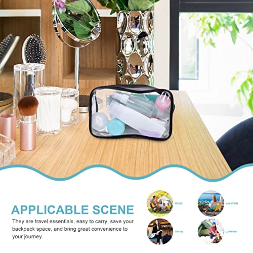 Travel Bottles Set 1 Set Cosmetic Toiletry Containers for Shampoo, Lotion Soap, Shampoo Liquids, Conditioner Travel Size Refillable Squeezable Portable Tubes