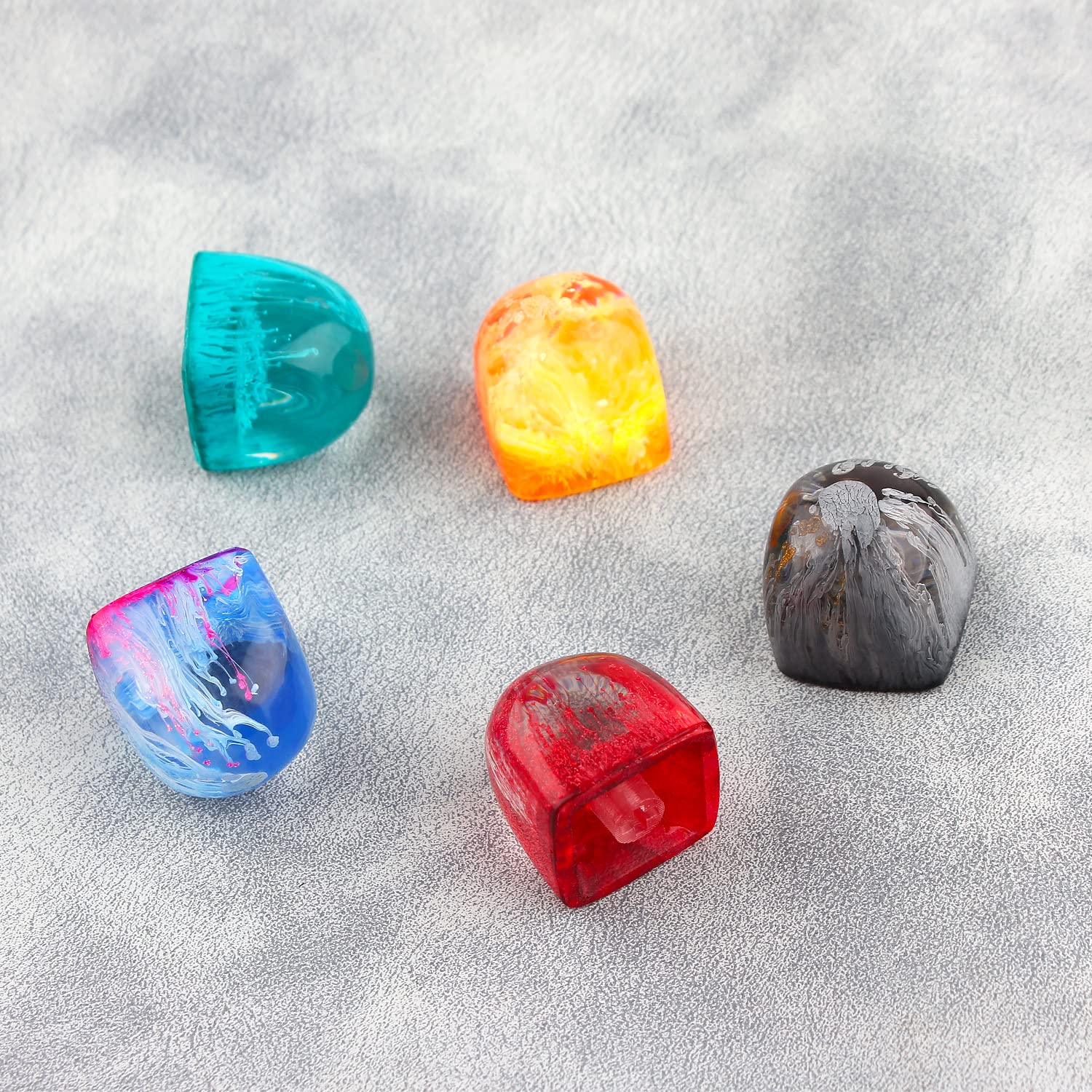 Pozbee Artisan Keycaps 5 PCS, Gaming Resin Keycap for PC Keyboard, Custom ESC Keycaps for Gamers, Cute Resin Keycap, Mountain Gaming Keycaps, Unique Ideas
