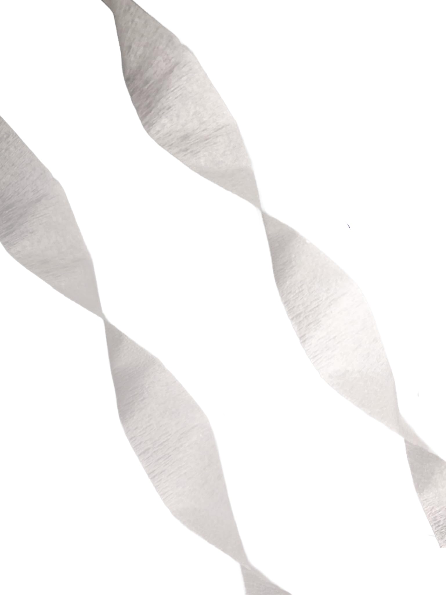Maroon and White Crepe Paper Streamers, Made in USA