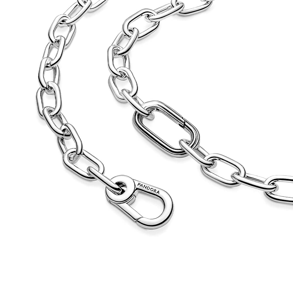 Pandora Link Chain Necklace - Elegant Women's Jewelry - Compatible Me Charms - Great Gift for Her - Sterling Silver - 19.7"