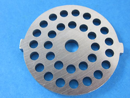 Replacement meat grinder set for many Waring Pro, Rival, Deni, Game Winner etc. Plate is 2 1/8" 53mm wide. PLEASE MEASURE BEFORE ORDERING. Does not fit Kitchenaid.