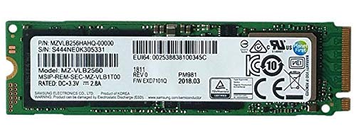 L11634-001 / MZVLB256HAHQ-000H1 256GB Solid-State Drive - 2280 M2 SS NVMe TLC