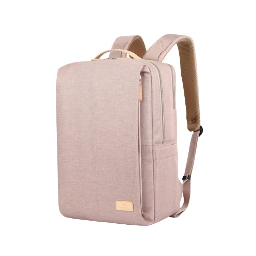 Nordace - Smart Backpack Siena 19L-volt laptop compartment USB connection water-resistant weight: 0.88 kg luggage strap security pocket water bottle slim design, pink
