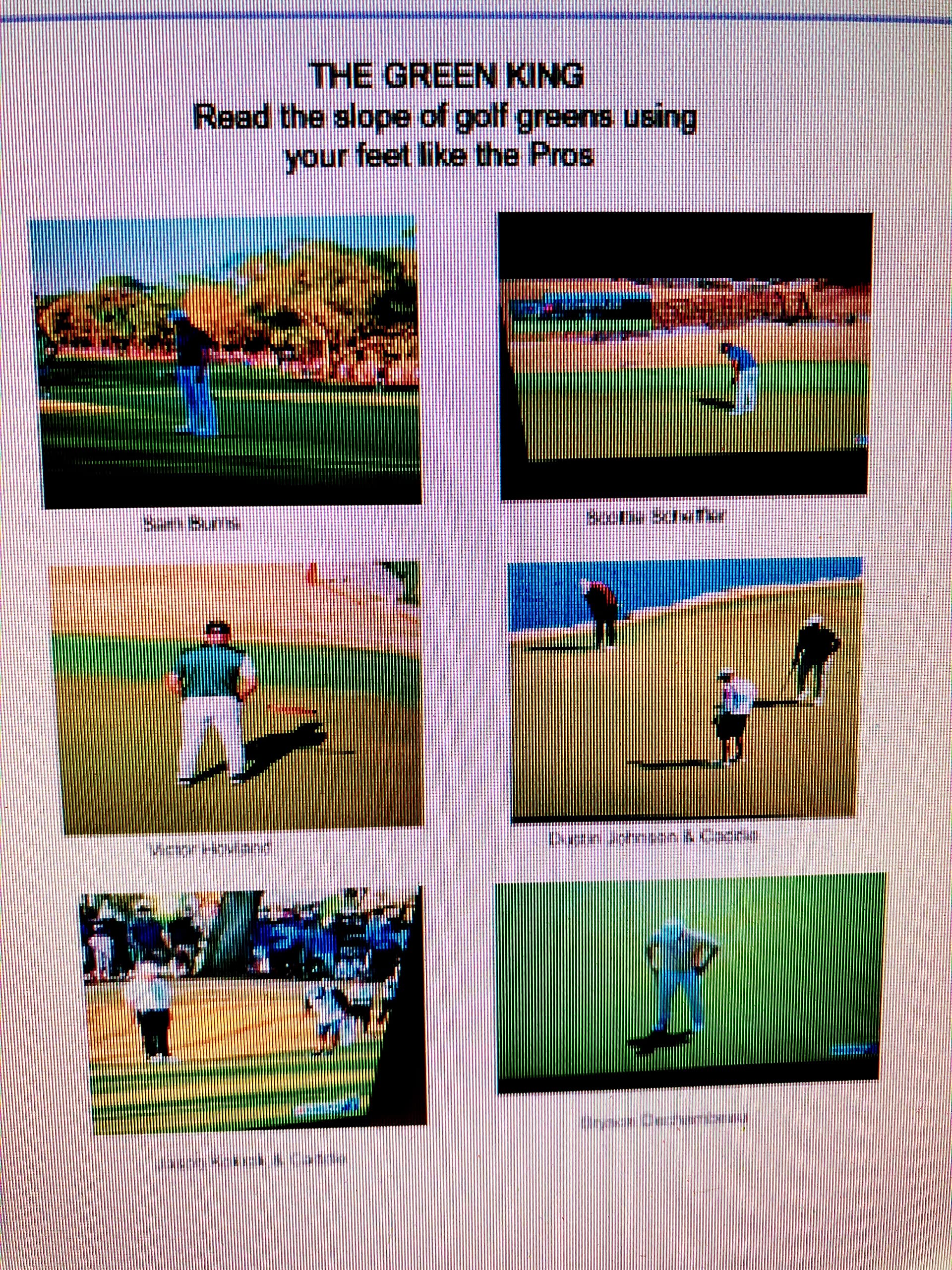 NALCO The Green King - Read Golf Greens by Using Your Feet