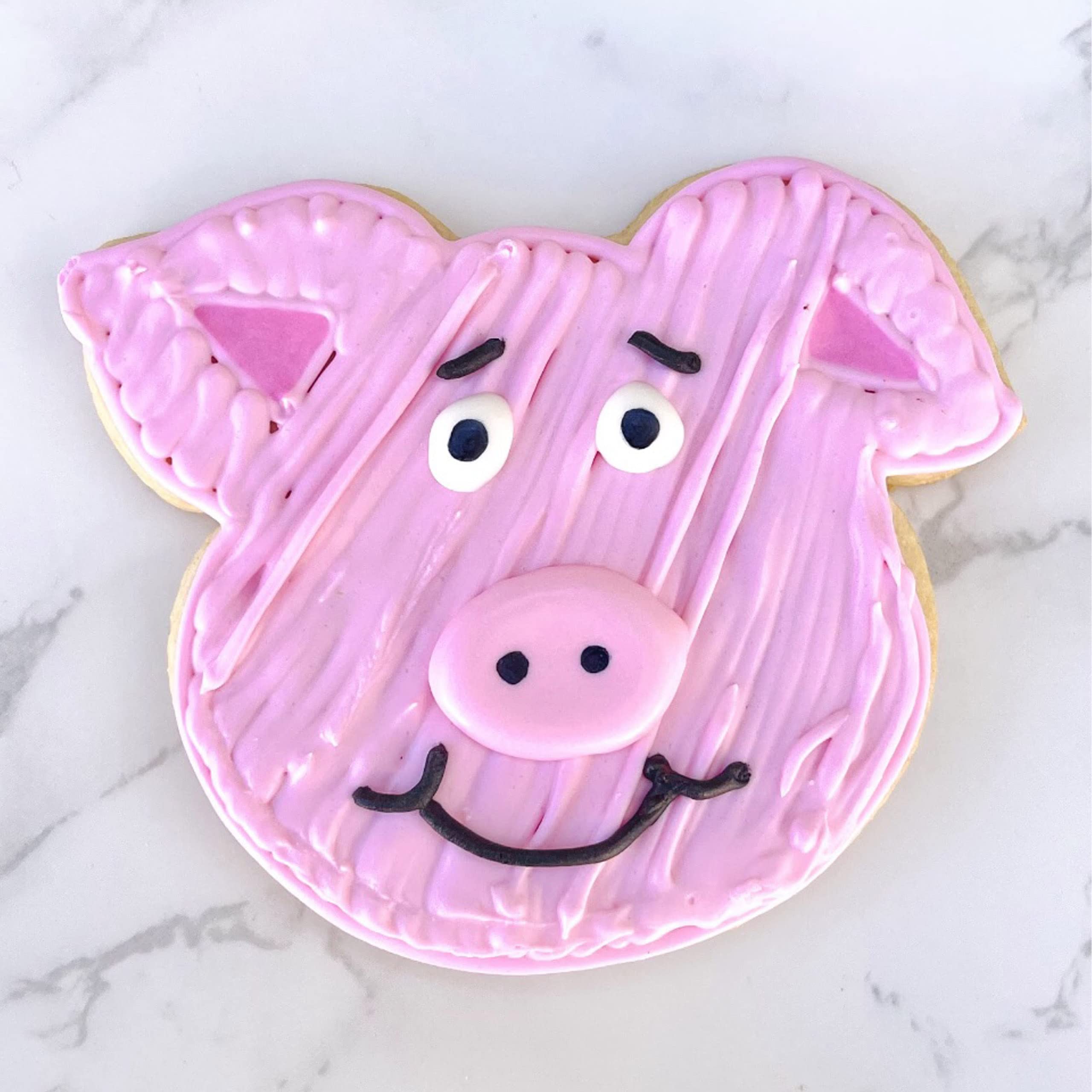 Pig Face Cookie Cutter, 4" Made in USA by Ann Clark
