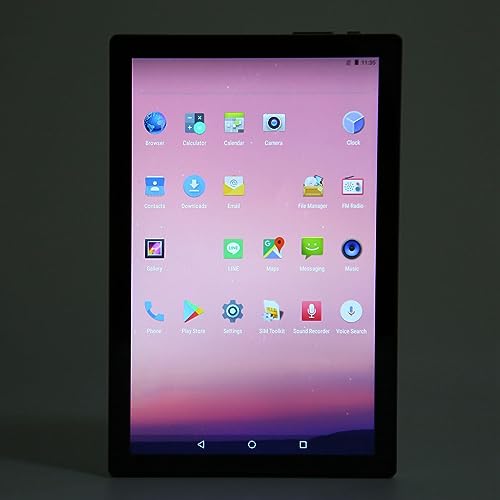 MAVIS LAVEN 10 Inch Tablet, Dual Camera Tablet PC IPS Screen Blue for School (US Plug)