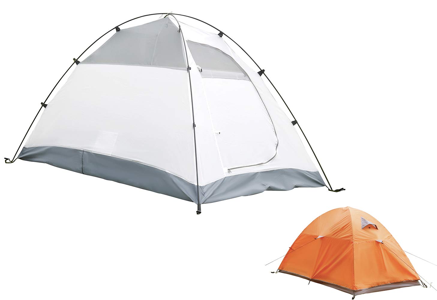 LINKE Backpacking Tent, 2 Person Camping Tent with Double Layer, 3 Season Easy Setup Lightweight Outdoor Waterproof Windproof Anti-UV Dome Tent