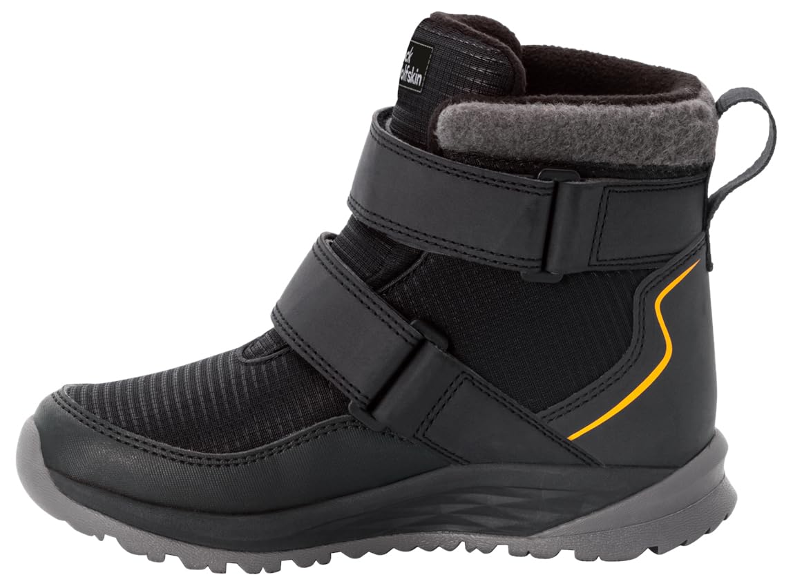 Jack Wolfskin Polar Bear Texapore Mid Vc K Hiking Boot, Phantom/Blue, 9 US Unisex Big Kid