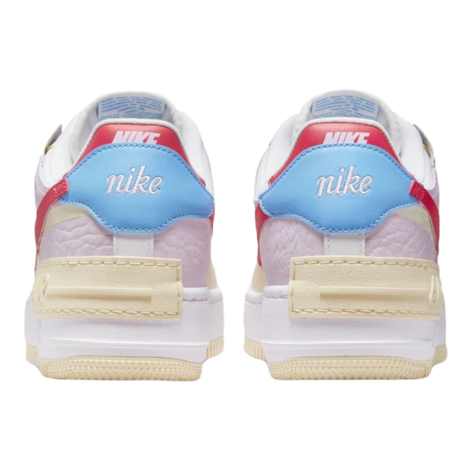 Nike Air Force 1 Low Shadow Women Regal Pink/Cocunt Milk/University Blue/Fushion Red DN5055-600 8.5