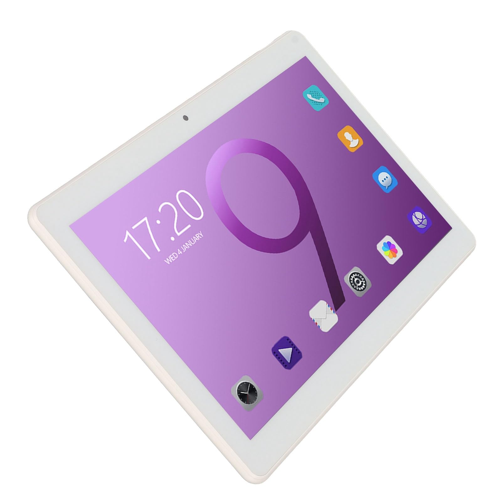 MAVIS LAVEN Office Tablet, 3 Card Slots 5G WiFi 10 Inch 100β240V Gold Tablet for Study (US Plug)