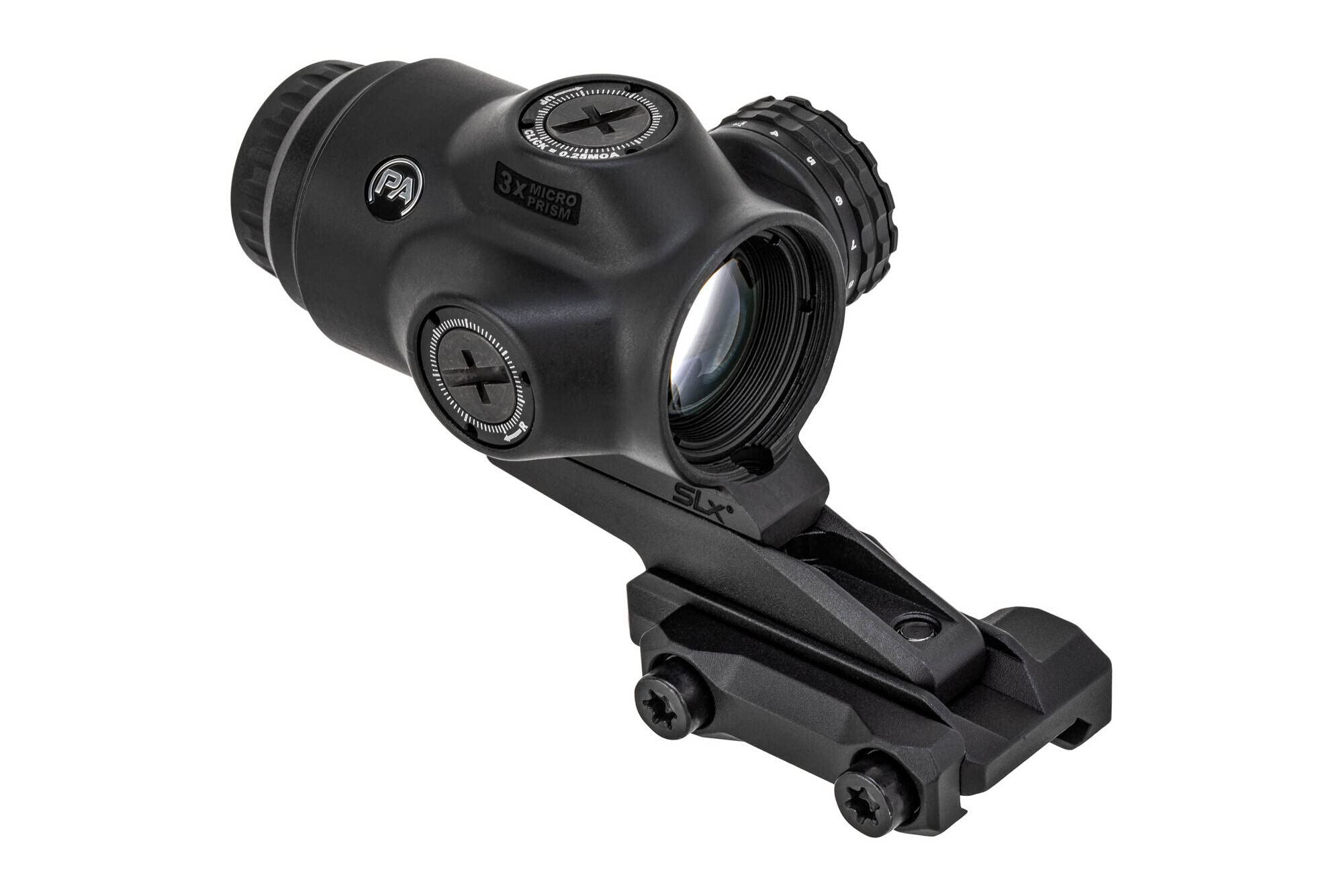 Primary Arms SLX 3X MicroPrism with Red Illuminated ACSS Raptor 5.56/.308 Reticle - Meter