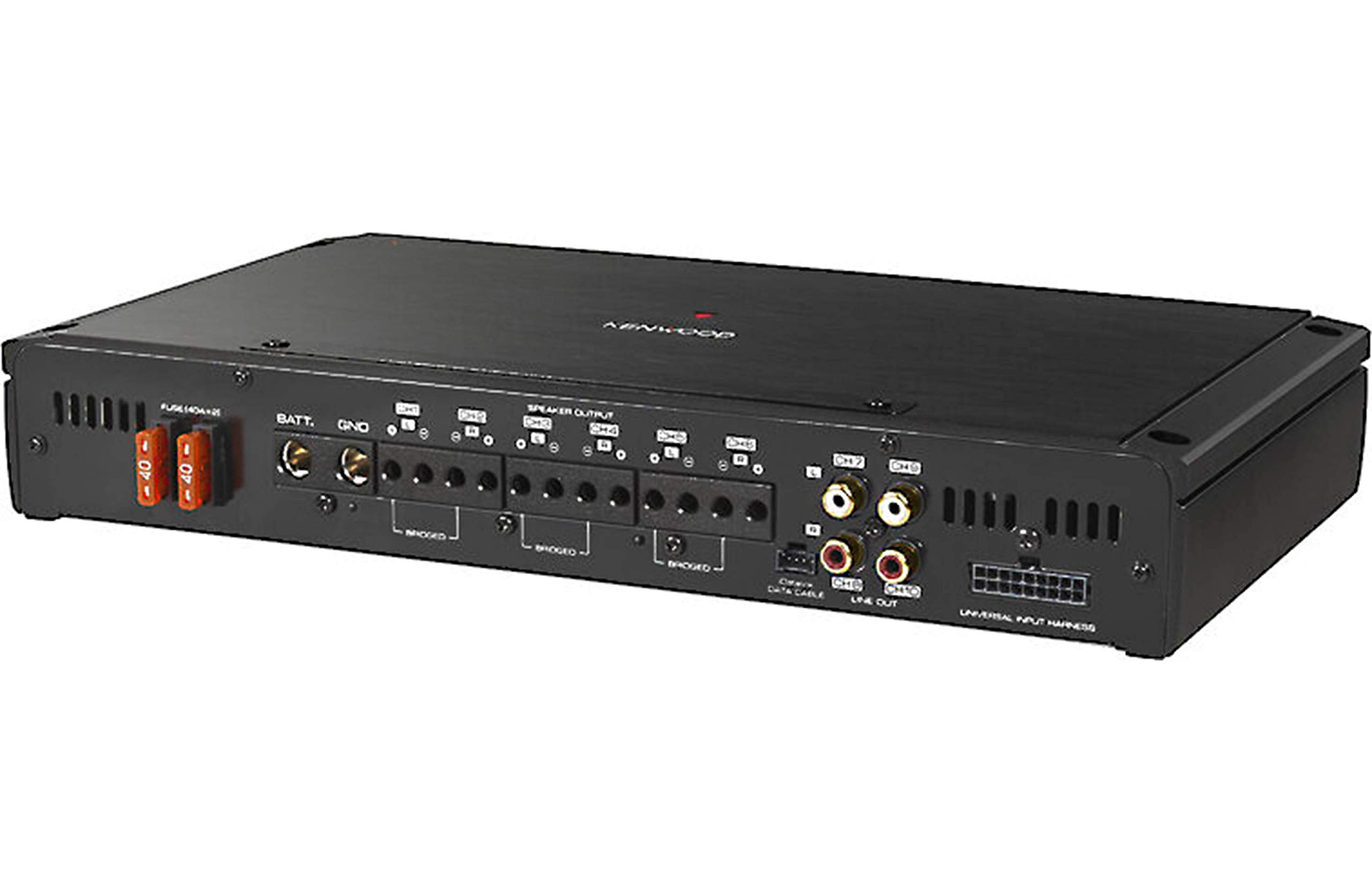 Kenwood Excelon P-XR600-6DSP 6-Channel Car Amplifier with Digital Signal Processing and Maestro AR Interface