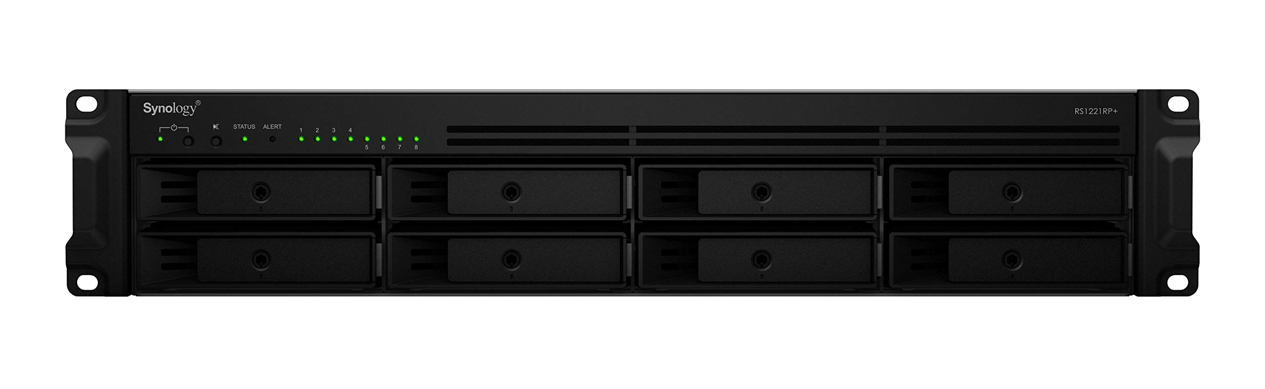 Synology 8 Bay RackStation RS1221RP+ (Diskless) and Synology 10Gb Ethernet and M.2 Adapter Card E10M20-T1, RJ-45 Bundle