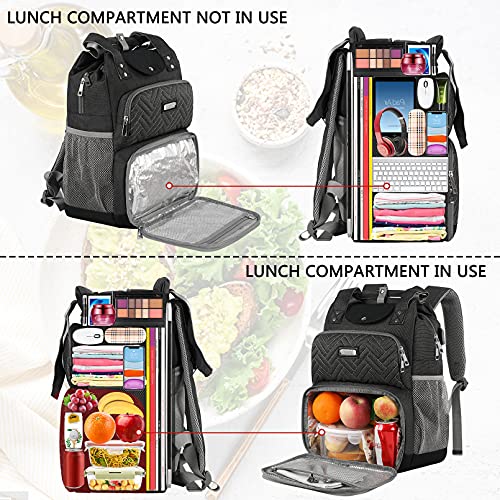 Mogplof Lunch Backpack+ Laptop Backpack for women