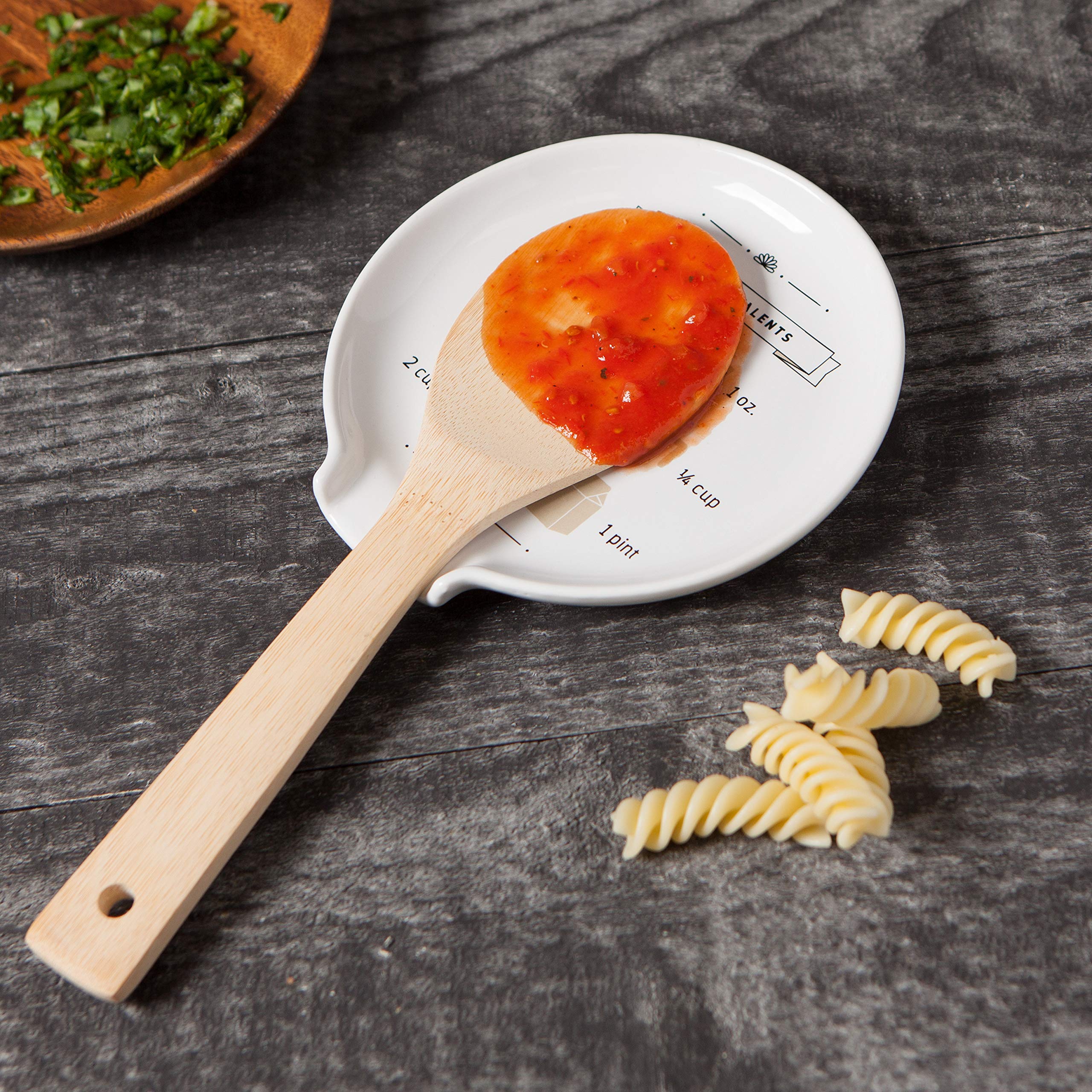 Now Designs Kitchen Conversions Spoon Rest, White