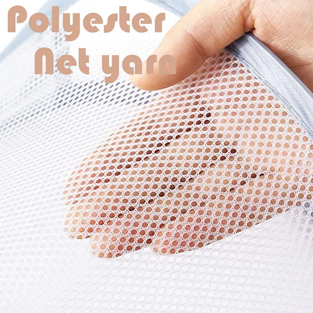 Mesh Collapsible Small Wall Laundry Baskets,Hanging Laundry Hamper,for Hotel, University Dormitory Use by HHSSALIN (1, CLASSIC)