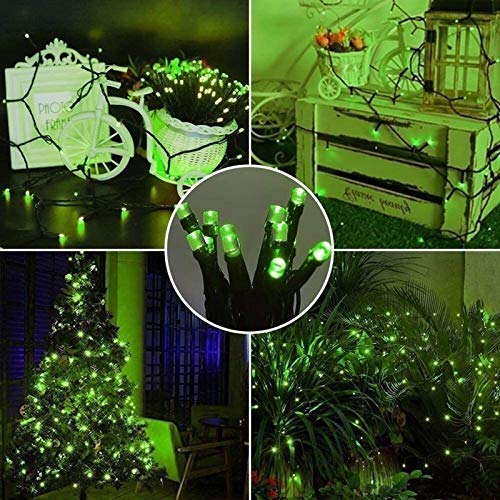 LIUPENGWEI 8Modes Solar Power Fairy String Lights Outdoor Decorative Light Waterproof IP65 with Light for Garden Home Wedding Party Christmas Halloween Decoration Lights String Garden Ghost Light