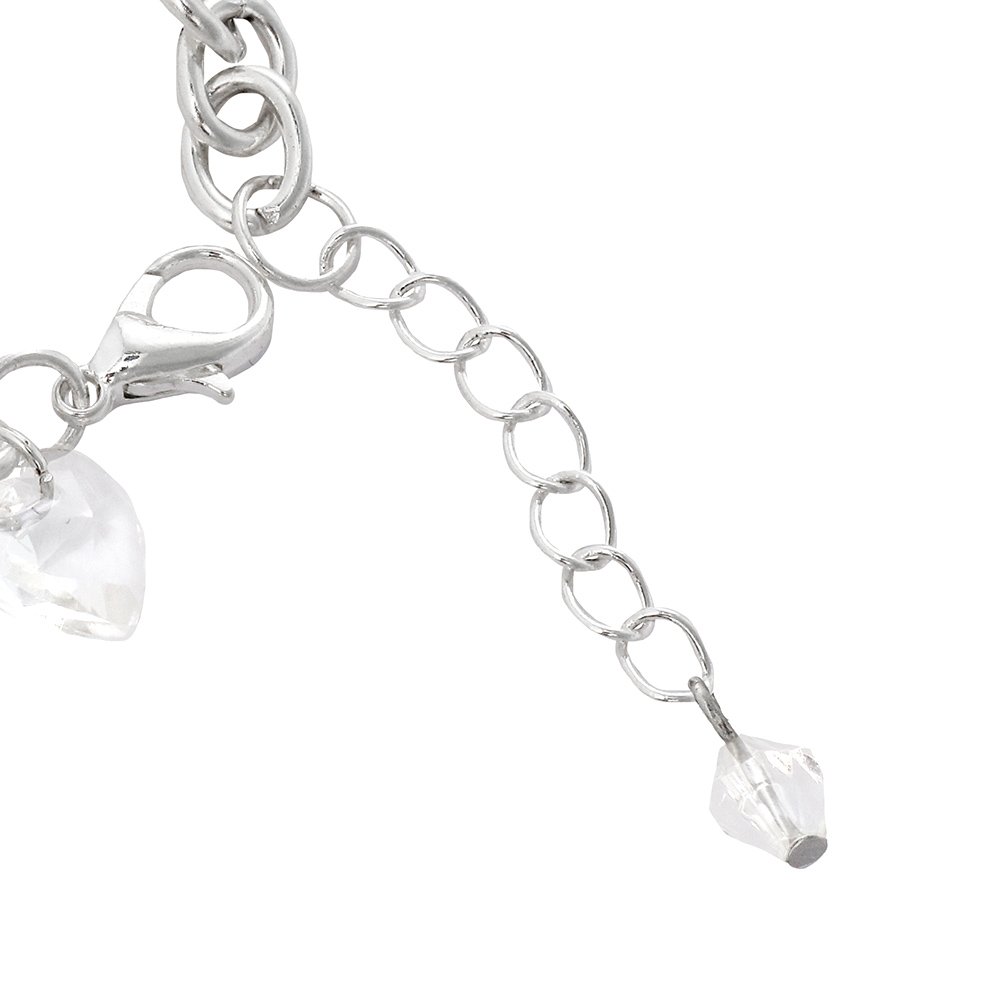 Justin Bieber Signature Heart Charm Bracelet