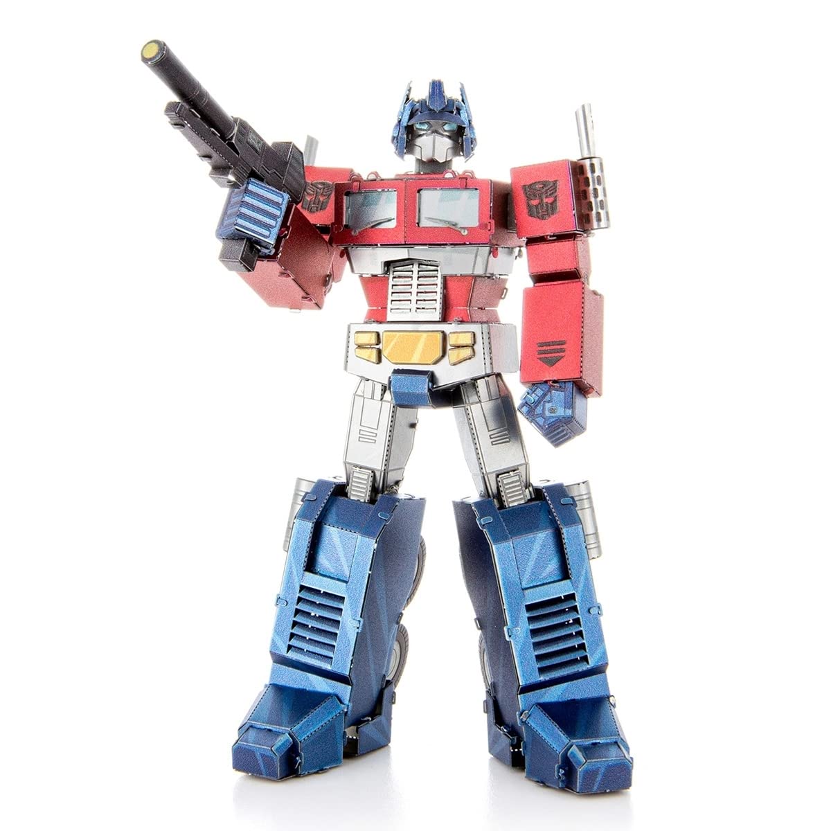 Metal Earth Fascinations 3D Metal Model Kits Transformers Color Set of 5 - Bumblebee - Megatron - Optimus Prime - Soundwave - Starscream